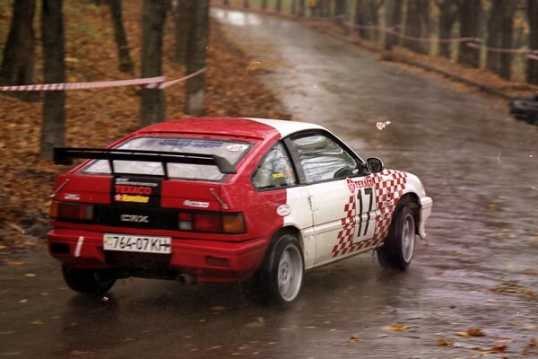 РАЛЛИЙНАЯ ТЕХНИКА: HONDA CRX - Ралі в Україні